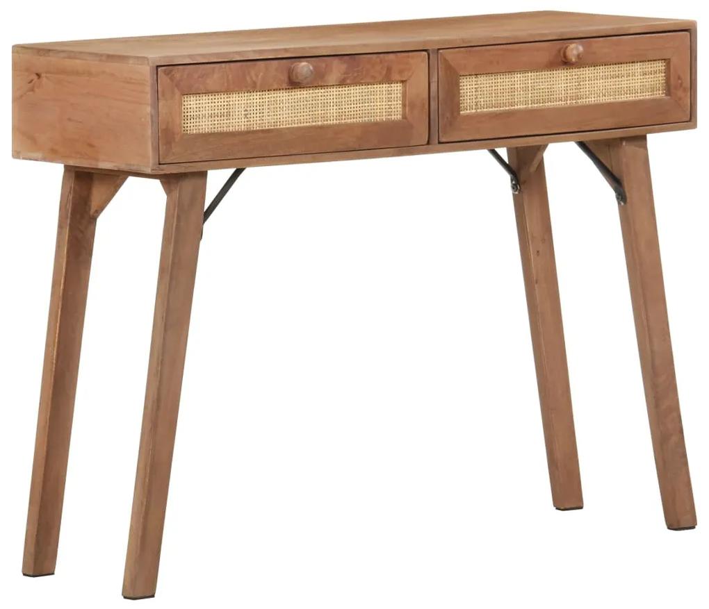 323598 vidaXL Konzolový stolek 100 x 35 x 76 cm masivní mangovníkové dřevo