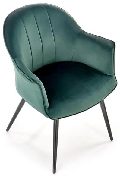 HALMAR K468 židle tmavě zelená