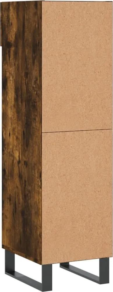 vidaXL Botník 30 x 35 x 105 cm kompozitní dřevo [829705] Barva: šedá sonoma