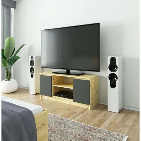 TV stolek RTV K120 artisan oak/grafit-šedá