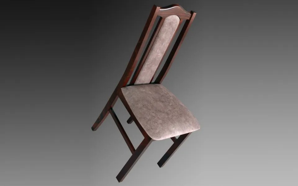 Drewmix Jídelní židle BOS 2 + doprava zdarma dřevo: bílá, potahový materiál: látka s doplatkem