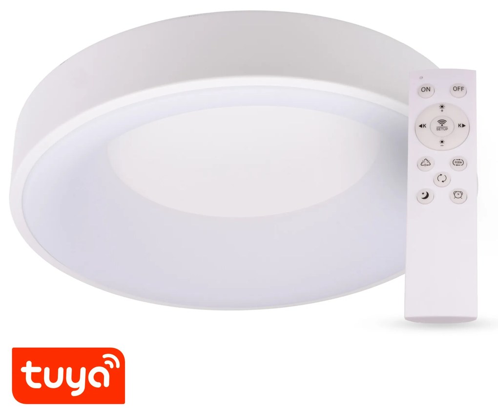 T-LED 105559 SMART Tuya LED svítidlo ZULU 60W CCT kulaté bílé CCT