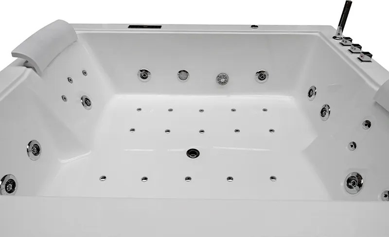 BPS-koupelny Hydromasážní vana DIABLO 666 II 180x150 s ohřevem vody