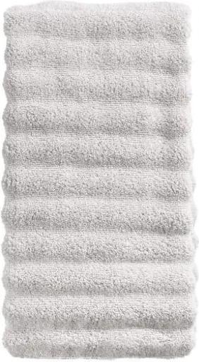 Světle šedý bavlněný ručník Zone Prime, 50 x 100 cm