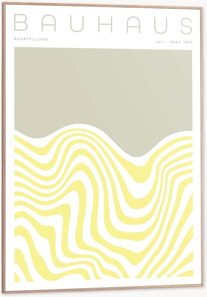 Zarámovaný digitální tisk Bauhaus Art.