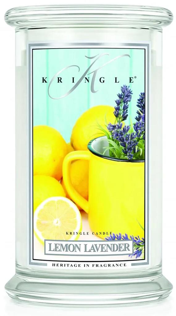 Kringle Candle svíčka Lemon Lavender (sójový vosk), 623 g