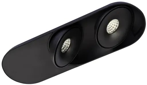 LED bodové světlo Toronto 2 černé