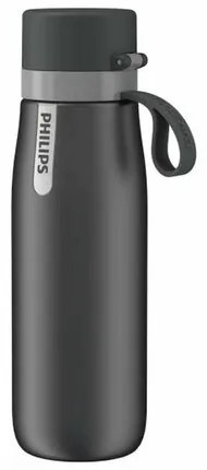 Philips Filtrační lahev GoZero Daily AWP2771GRR, 550 ml, černá