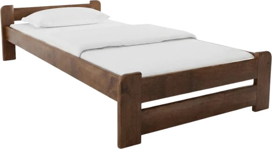 Postel Emily 90 x 200 cm, dub Rošt: S laťkovým roštem, Matrace: Bez matrace