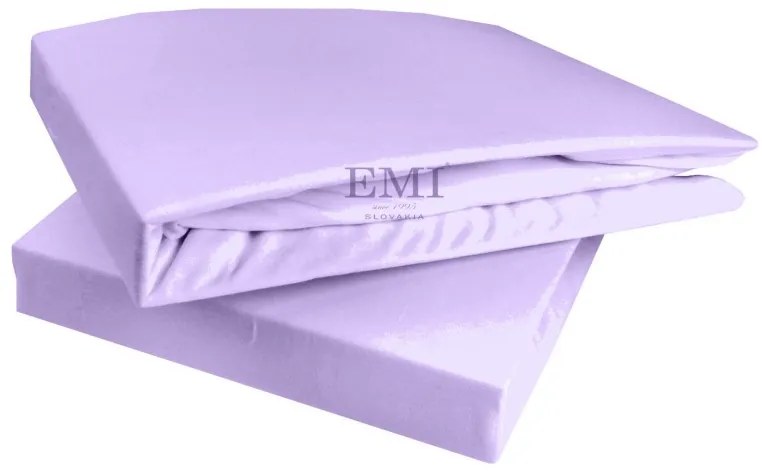Prostěradlo fialové Superstretch EMI, Plachta 90x200