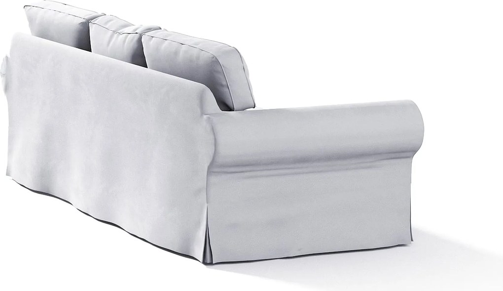 Potah na pohovku IKEA Ektorp 3-místná, nerozkládací barva šedá látka lesklé, sametová