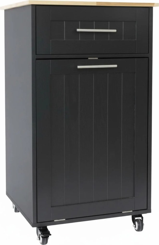 XXXLutz SERVÍROVACÍ VOZÍK, černá, 50/90/46 cm MID.YOU - Barové vozíky - 001713014601