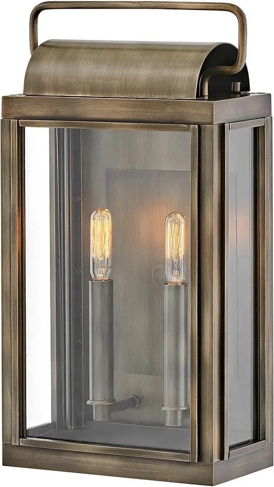 Venkovní lucerna Elstead SAG HARBOR M IP44 starý bronz 2xE14