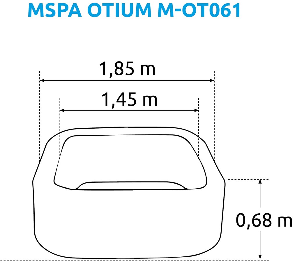 MSPA mobilní vířivka OTIUM pro 6 osob