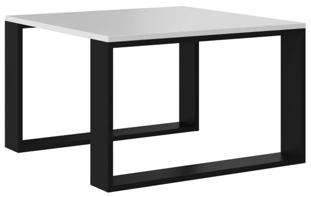 Konferenční stolek MODERN MINI - bílá/černá
