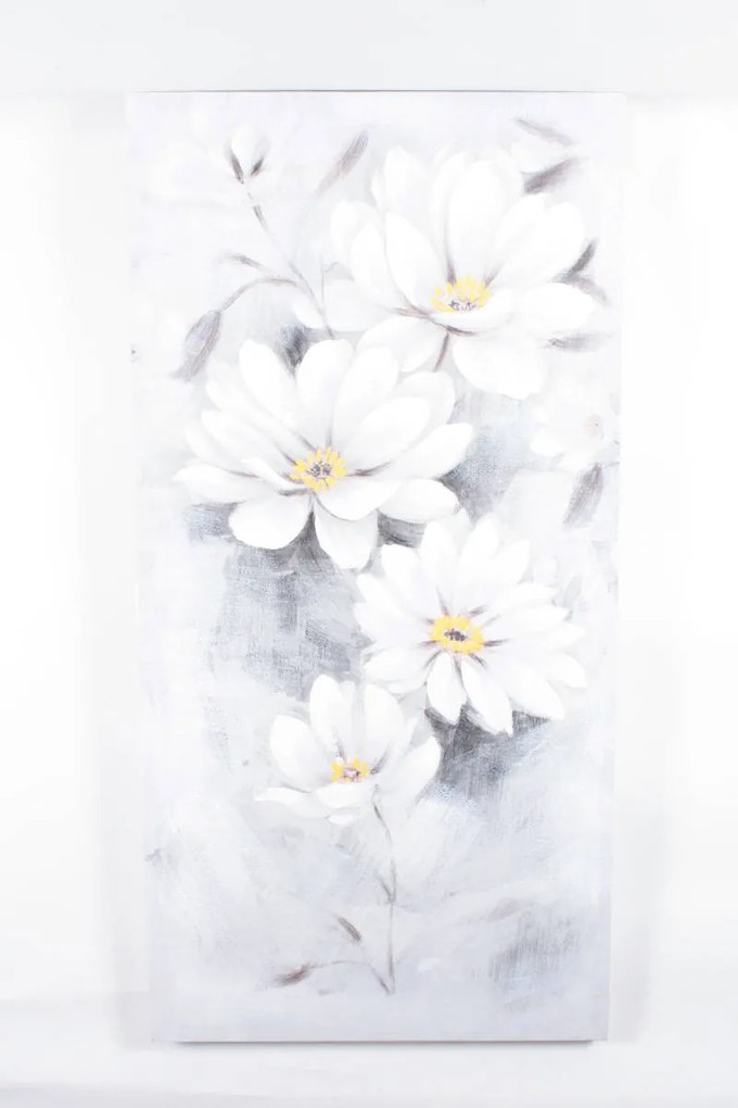 Obraz bíle květy