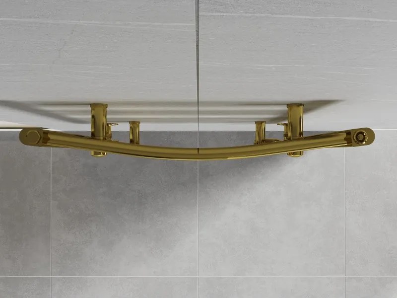 Mexen Ares, topné těleso 1200x600 mm, 490 W, zlatá lesklá, W102-1200-600-00-50