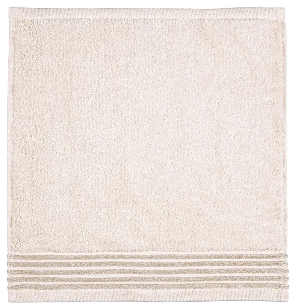 WELLNESS ručník s žinylkou natural, 30 x 30 cm