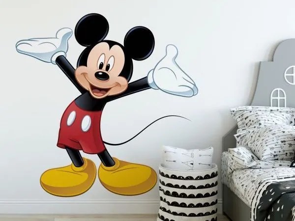 Samolepky na zeď s Disney motivem MYŠÁK MICKEY