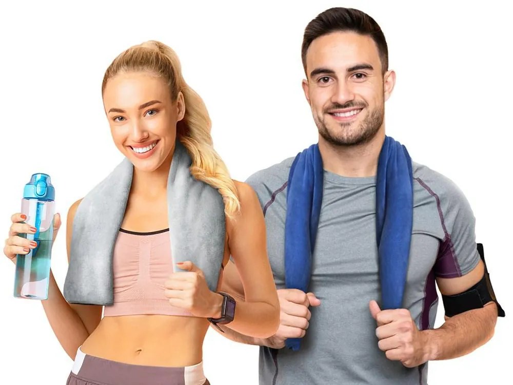 Spod Igły i Nitki Rychleschnoucí ručník 70x140 Active červené mikrovlákno 380g/m2
