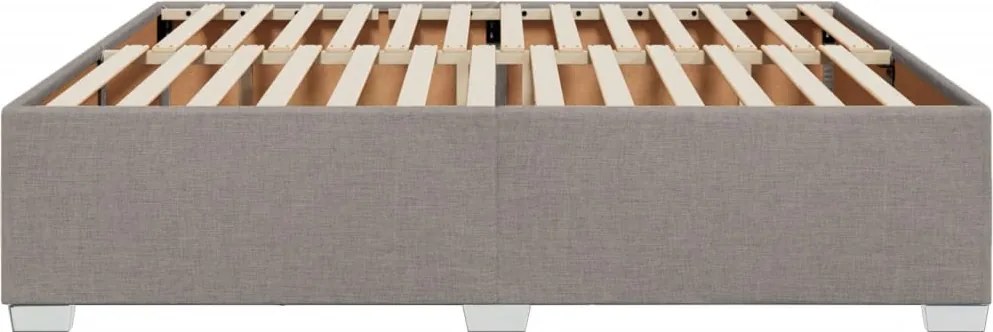 Rám postele bez matrace taupe 180 x 200 cm textil 3284496