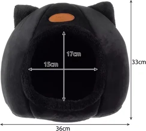Plyšový pelíšek s oušky - bouda