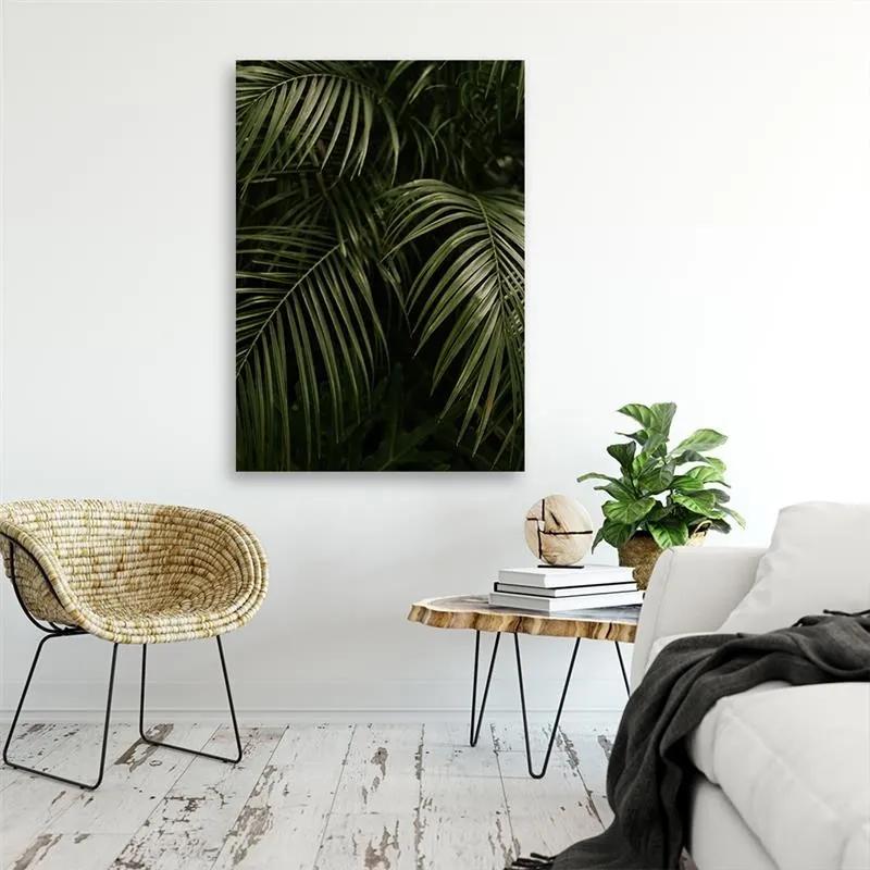 Gario Obraz na plátně Zelené palmové listy Rozměry: 40 x 60 cm