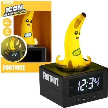 PALADONE Budík Fortnite Peely / Budík / Analogový ciferník / 3x AA bat