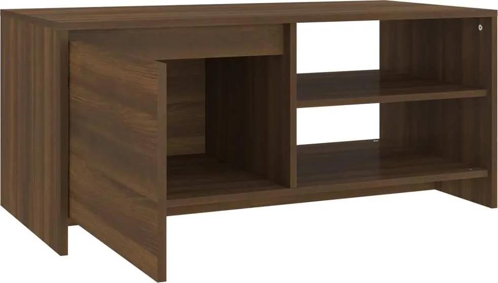 vidaXL Konferenční stolek 102 x 50 x 45 cm kompozitní dřevo [813034] Barva: Černá