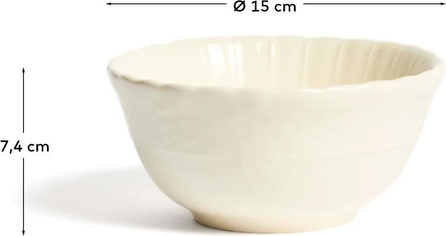 Béžová keramická miska Varla – Kave Home