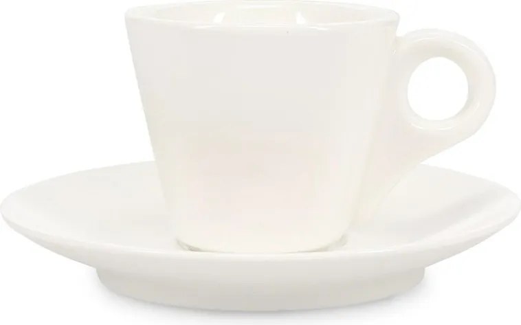 Bílý porcelánový šálek na espresso 80 ml Barista – BonBistro
