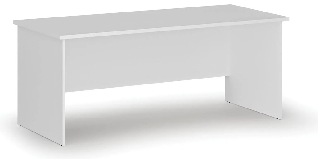 Kancelářský psací stůl PRIMO WHITE, 180x80 cm, bílá