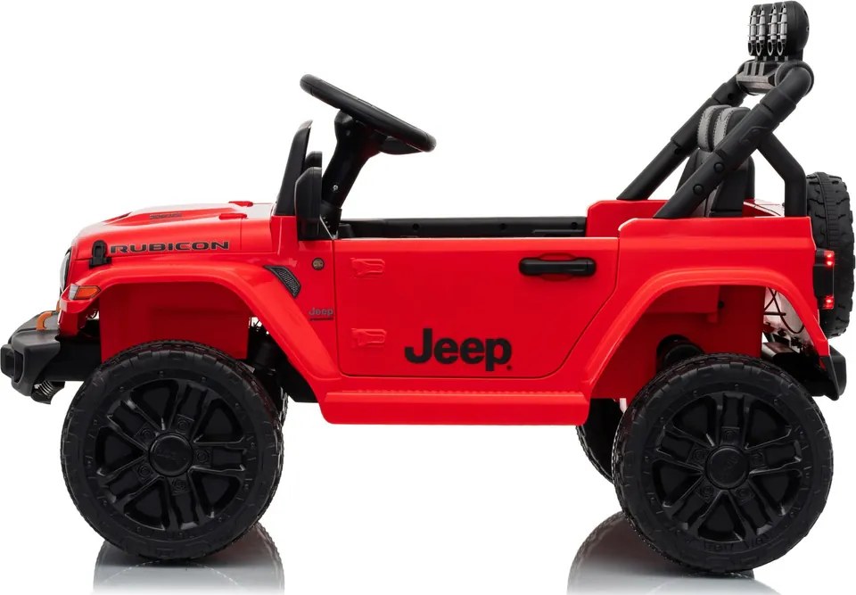 LEAN CARS Akumulátorové vozidlo Jeep Rubicon DK-JWR558 24 V, červené