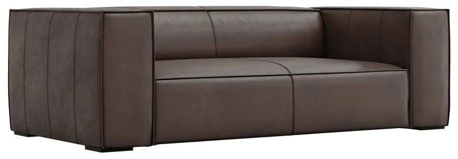 Hnědá kožená pohovka 212 cm Madame – Windsor &amp; Co Sofas