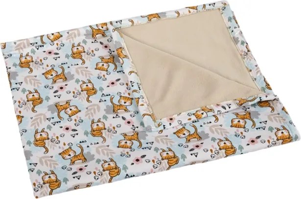 Bellatex Přikrývka Bára 75x100 cm Kočička béžová