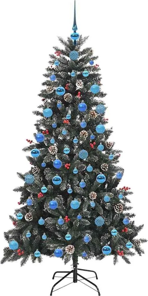 Umělý vánoční stromeček Zelená 180 cm PVC, plast a ocel 3395887