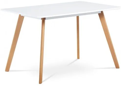 Jídelní stůl bílý DT605 - rozměr 120x80cm - 3D5779