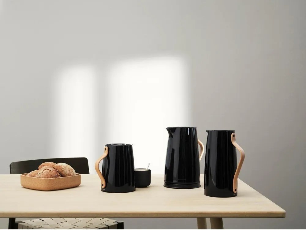 Černá rychlovarná konvice z nerezové oceli 1,2 l Emma – Stelton