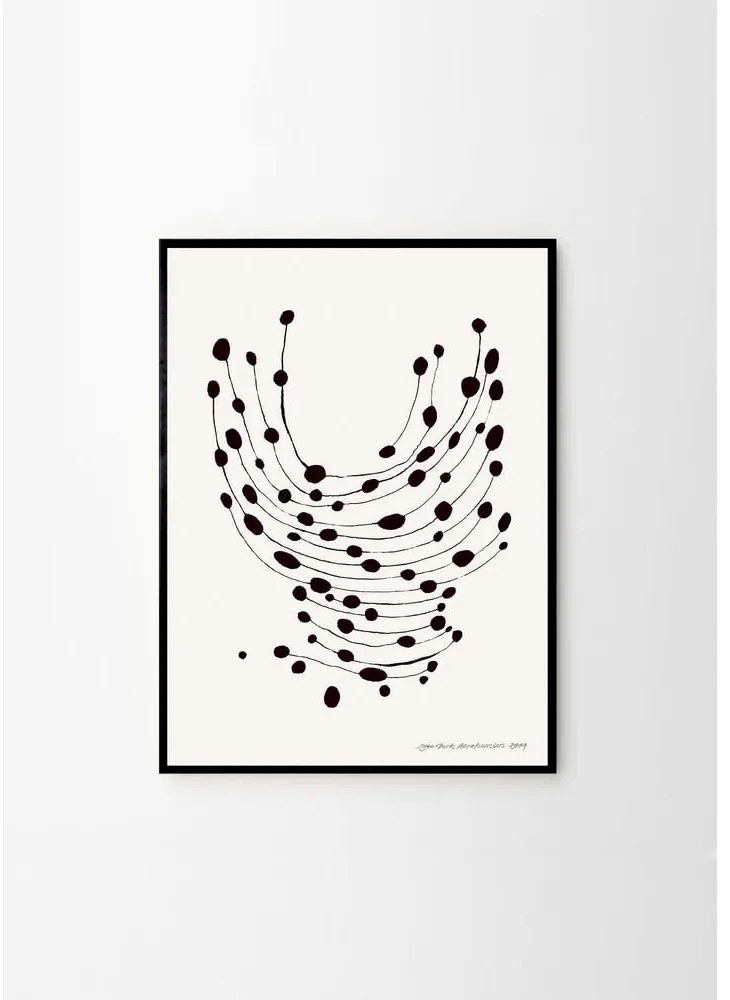 Plakát 30x40 cm Dancing Dots – Leise Dich Abrahamsen – The Poster Club