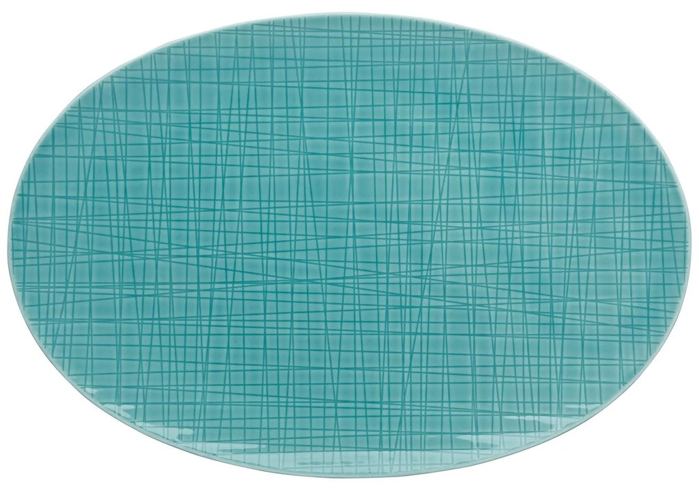 Rosenthal Servírovací talíř 30 x 21 cm Mesh Colours Aqua