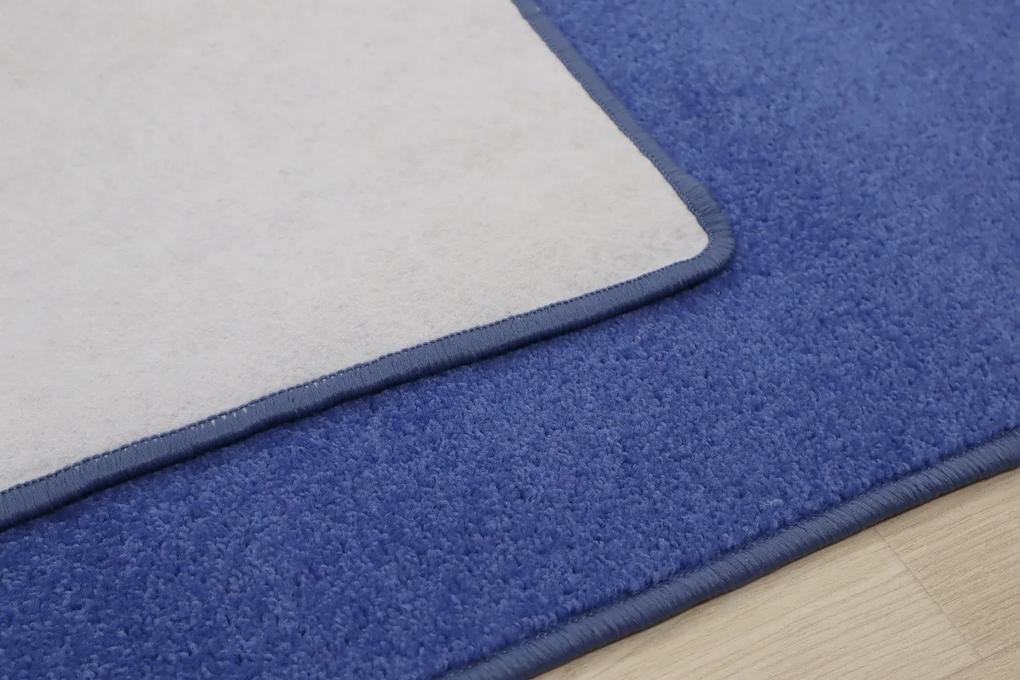 Vopi koberce Kusový koberec Eton modrý 82 čtverec - 120x120 cm