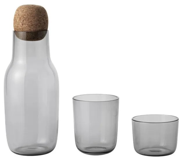 Muuto Sklenice Corky Glasses, vysoké grey, set 4 ks