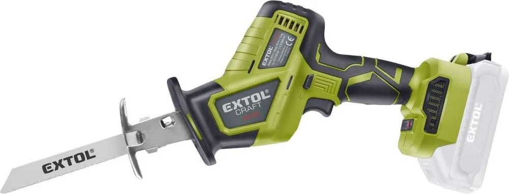 Pila ocaska jednoruční aku, 20 V Li-ion, BRUSHLESS, bez baterie a nabíječky EXTOL CRAFT