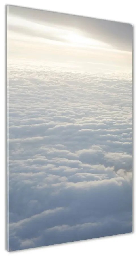 Wallmuralia Vertikální Foto obraz skleněný svislý Let nad mraky 50x100