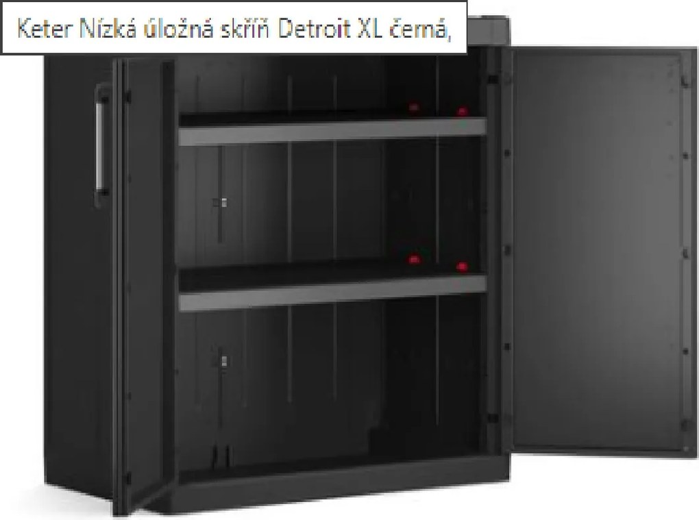 KIS Nízká skříň DETROIT XL, šířka 89 cm