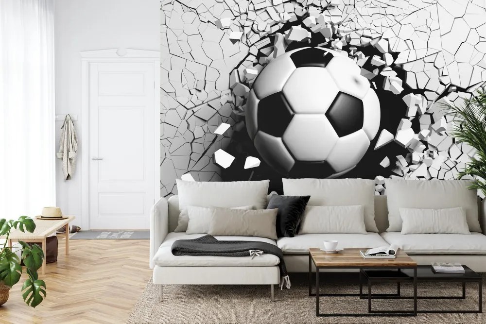 Fototapeta Fotbal – 3D Efekt Hladký vinyl 104x70.5