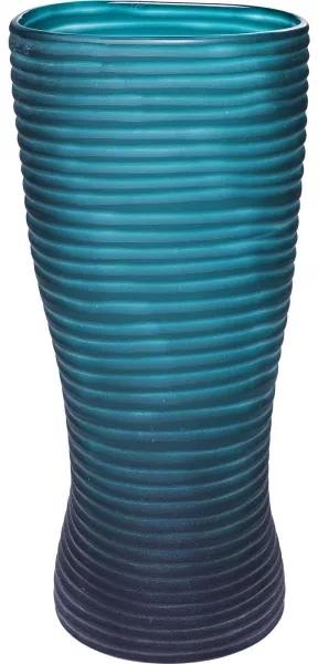 Váza Swirl Turquoise 31 cm