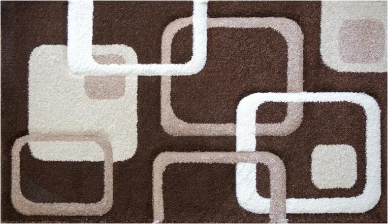 Orfa | Kusový koberec Rumba 5280 Brown Beige 133x190