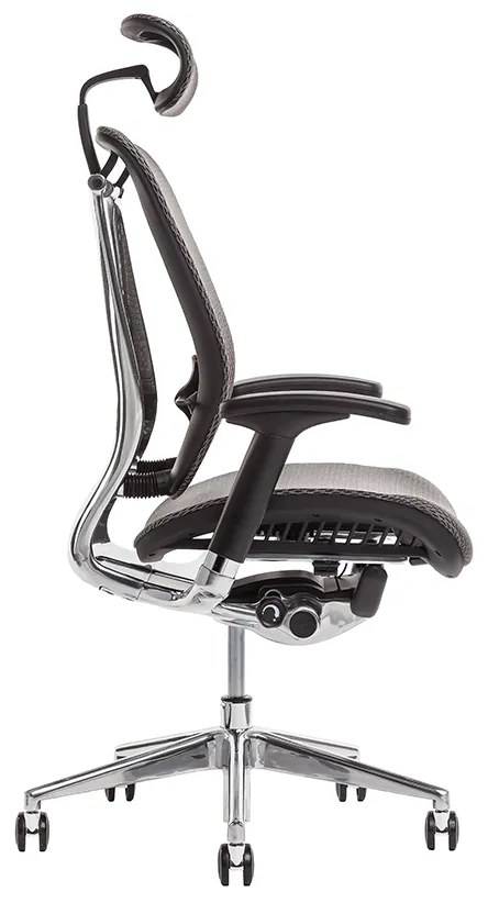 Office Pro Kancelářská ergonomická židle Office Pro LACERTA — více barev, nosnost 150 kg Černá
