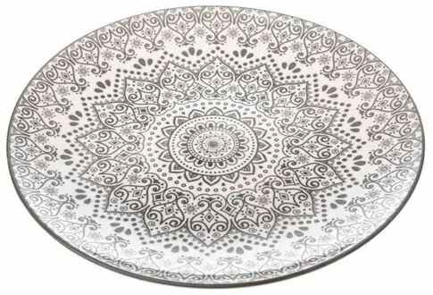 Porcelánový talíř Grey Orient, 26,5 cm